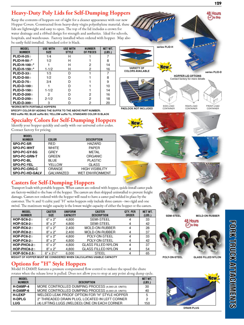 Fork Truck Attachments Equipment Catalogue Vancouver Bc Canada