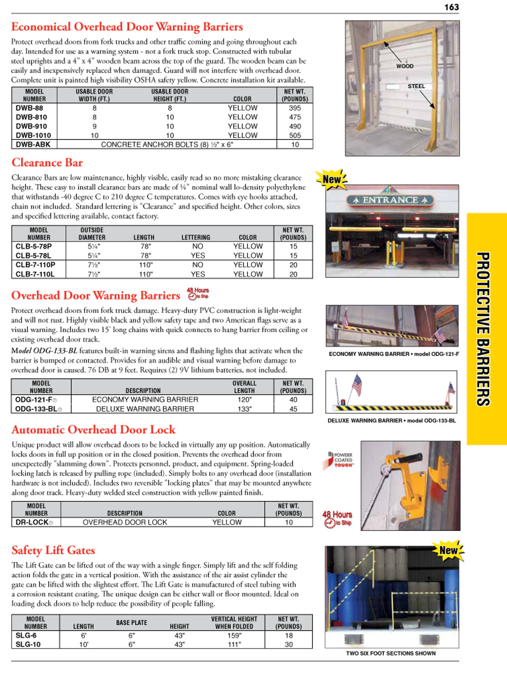 Protective Barriers Equipment Catalogue, Vancouver, BC, Canada
