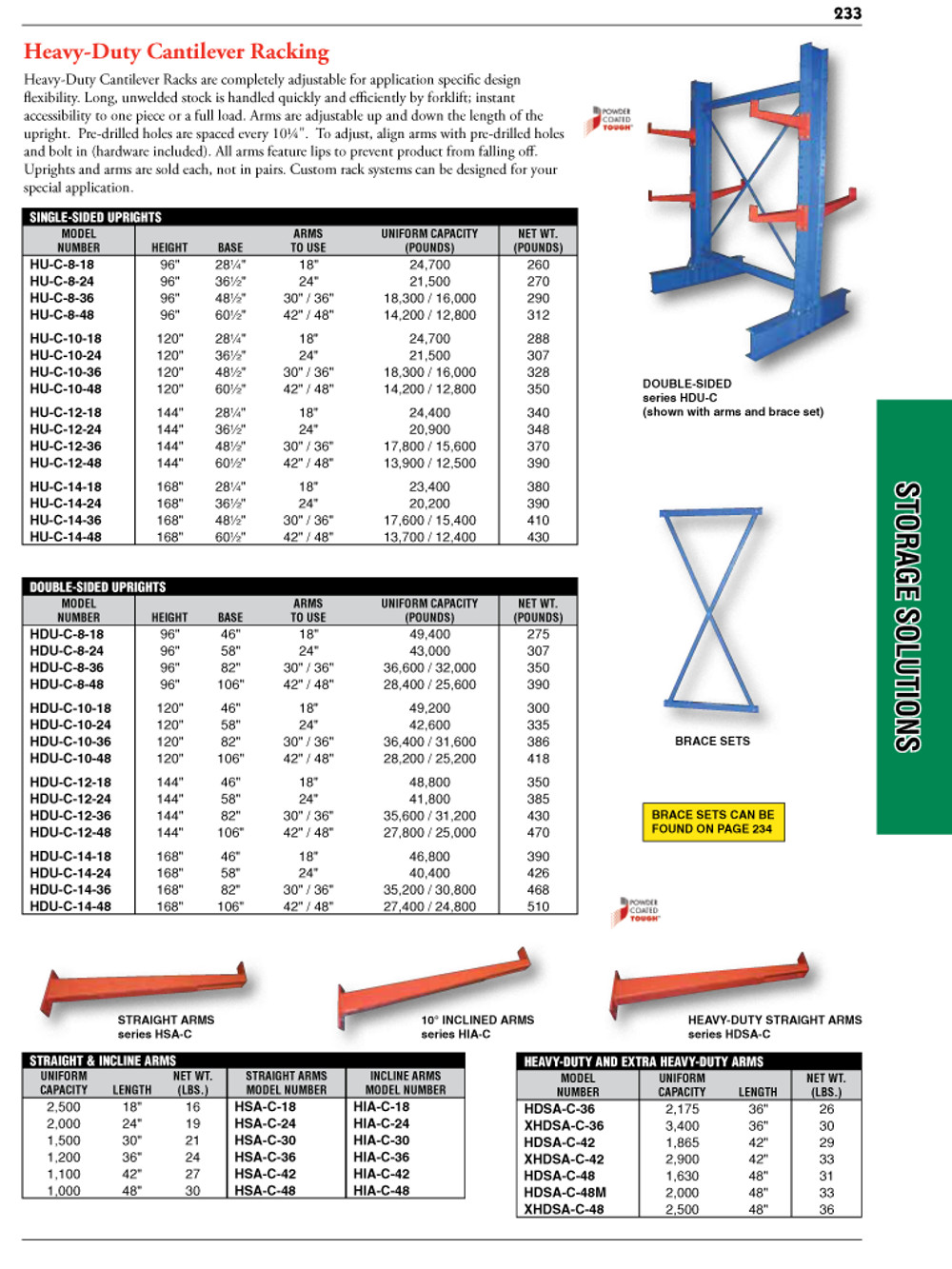Storage Solutions Equipment Catalogue, Vancouver, BC, Canada